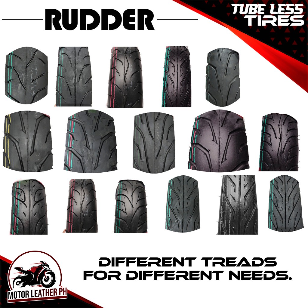 RUDDER Tubeless Tire | Tubeless | Durable & Reliable Motorcycle Tire ...