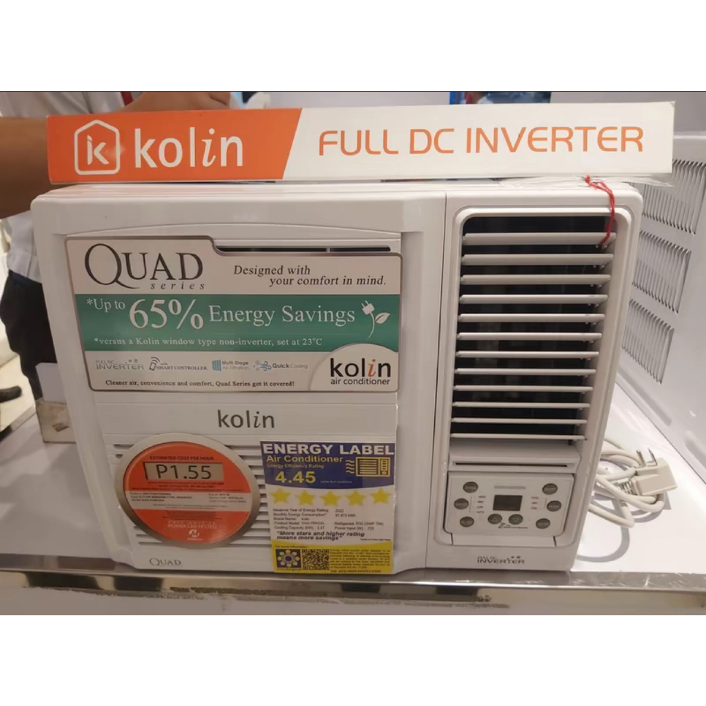 Brand New Kolin window type AC Full DC Inverter | Shopee Philippines
