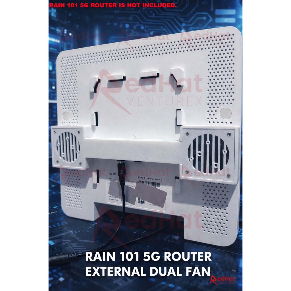GLOBE AT HOME RAIN 101 5G ROUTER CUSTOMIZED EXTERNAL DUAL FAN | Shopee ...