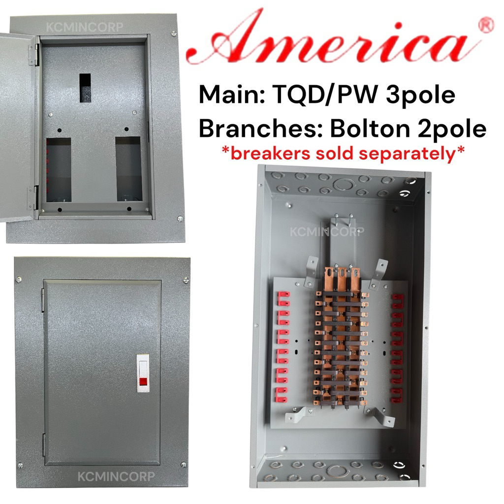 TQD 3pole 4,6,8,10,12,14,16,18,20 branches panel board bolton | Shopee ...