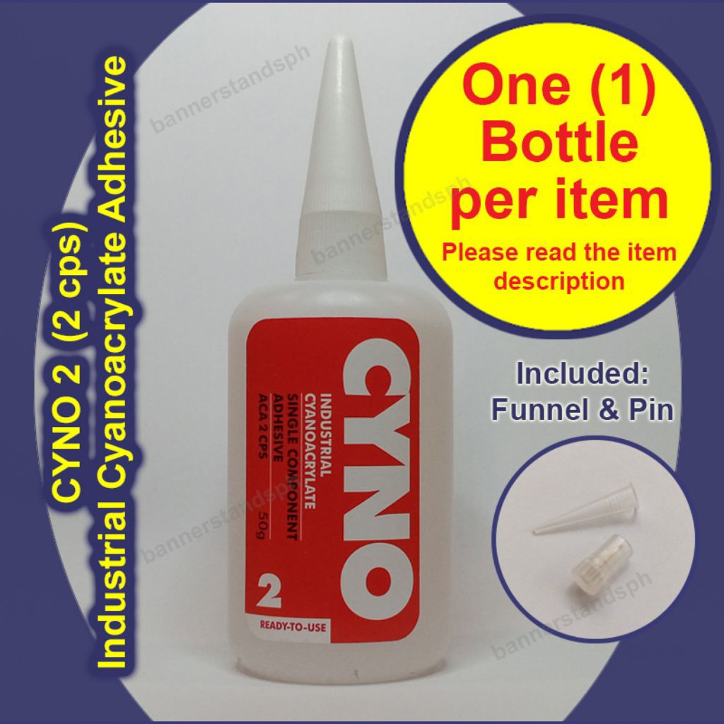 Cyno 2 CYNO2 Super Glue Pioneer 50g Cyanoacrylate Adhesive Fast 2CPS ...