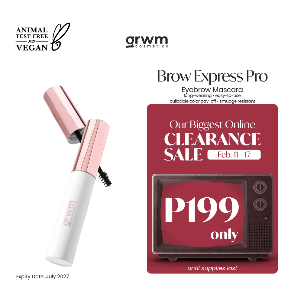 GRWM Cosmetics Brow Express Pro - Eyebrow Mascara | Shopee Philippines