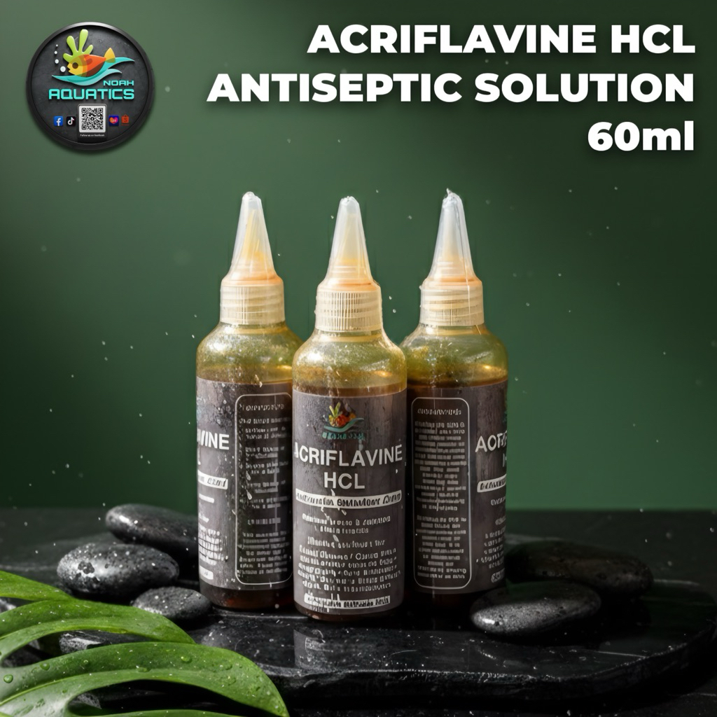 Acriflavine HCL 60ml by Noah Aquatics | Antispetic Solution | Velvet ...