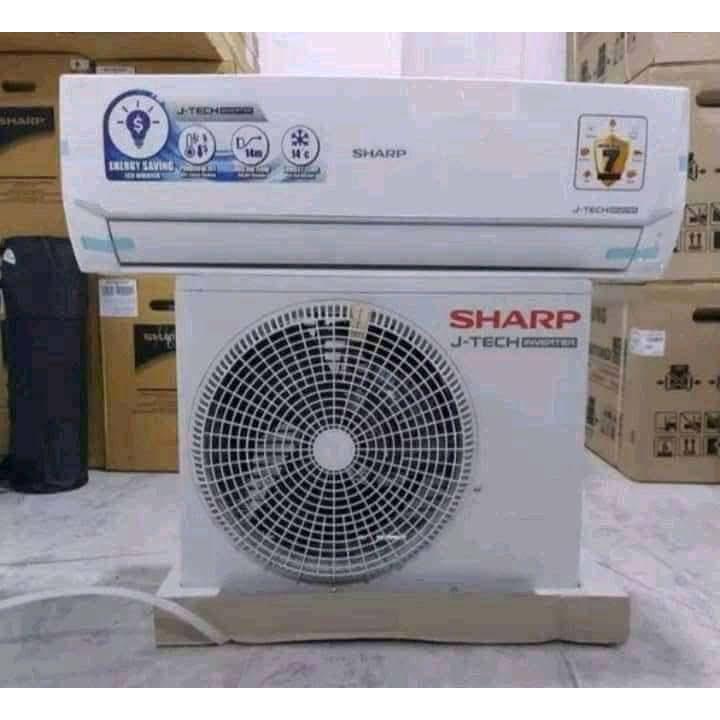 Brand New Sharp AH-XP10YHF 1.0 HP J-Tech Inverter Premium Split Type ...