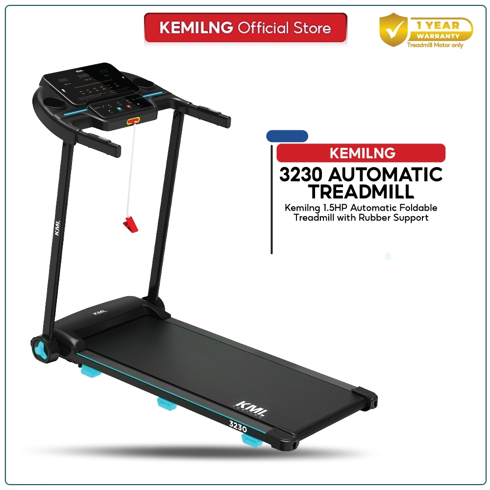 Kemilng 3230 Electric Automatic Treadmill Foldable 1.5 HP Machine ...