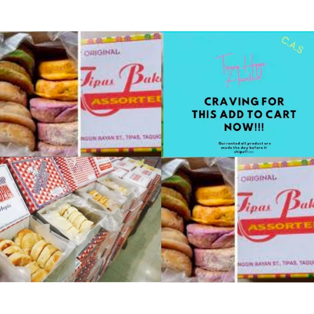 Best seller Tipas Hopia - Assorted (From Tipas Bakery) 10pcs | Shopee ...