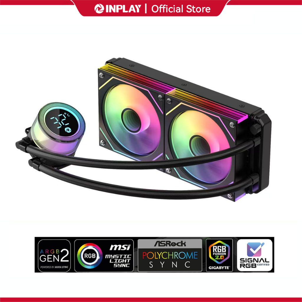 Inplay Omniview OLC240/360 AIO Liquid Cooler ARGB 4Pin 5V3Pin AIO ...