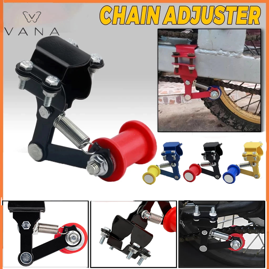VANA Universal 4 Colors Motorcycle Chain Adjuster Chain Tensioner ...