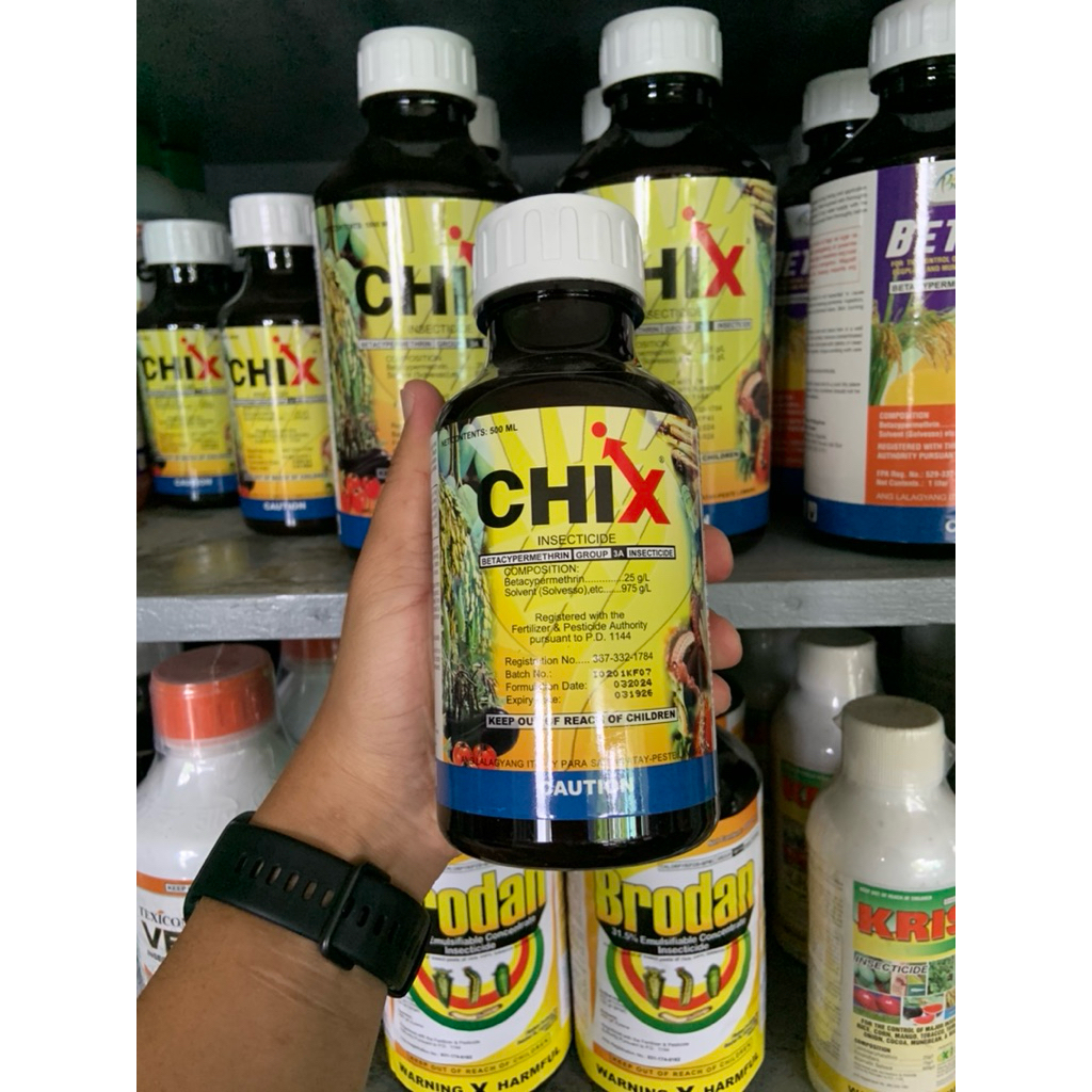 CHIX INSECTICIDE 500ml - BETA CYPERMETHRIN, SOLVENT - INSECT KILLER ...