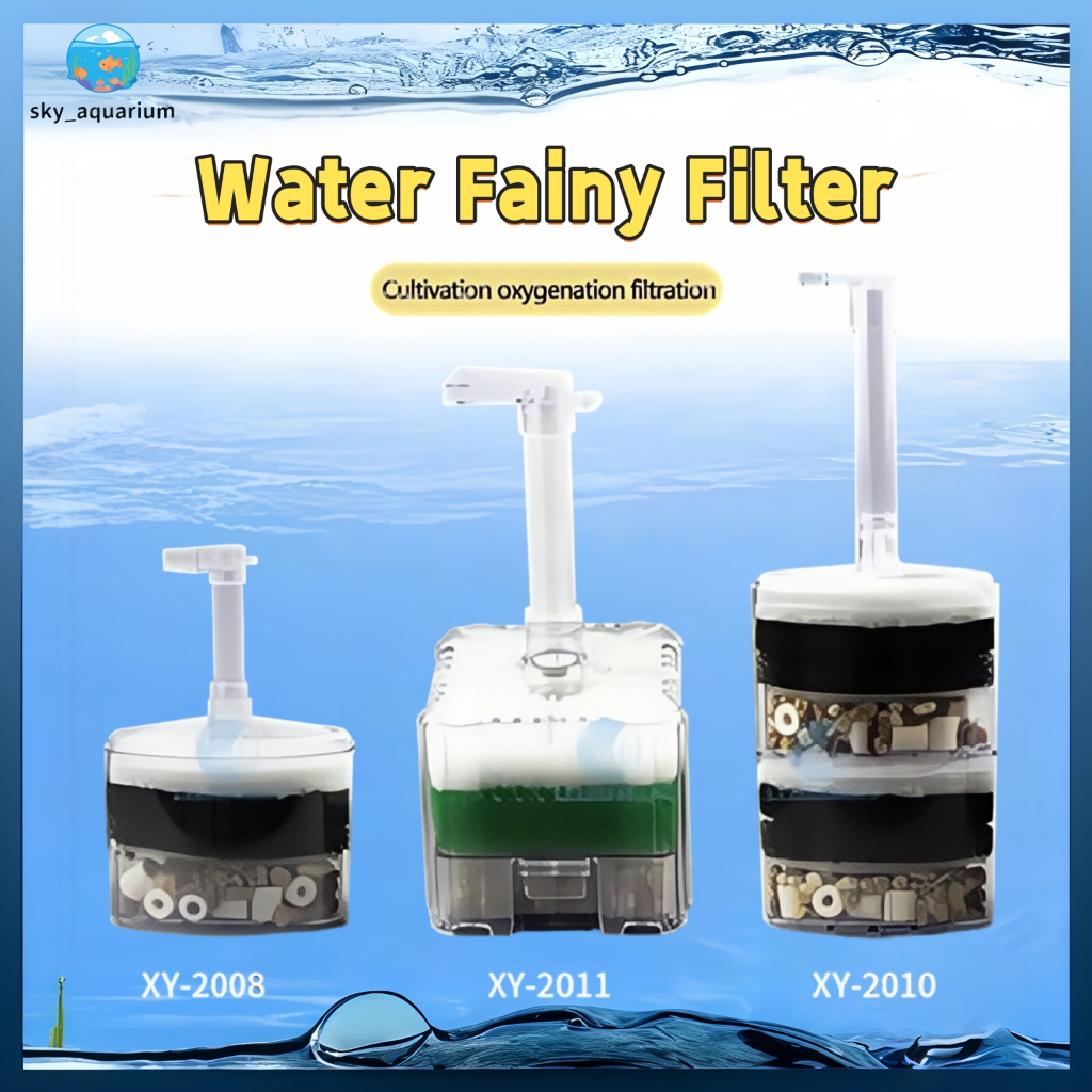 Aquarium corner filter Fish Tank Activated Carbon Filter Water Single ...