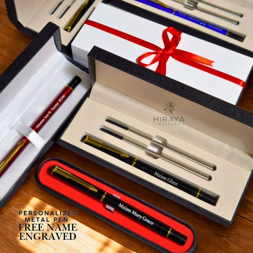 Customized Pen Luxury Metal Laser Engraved Personalized Name Christmas ...