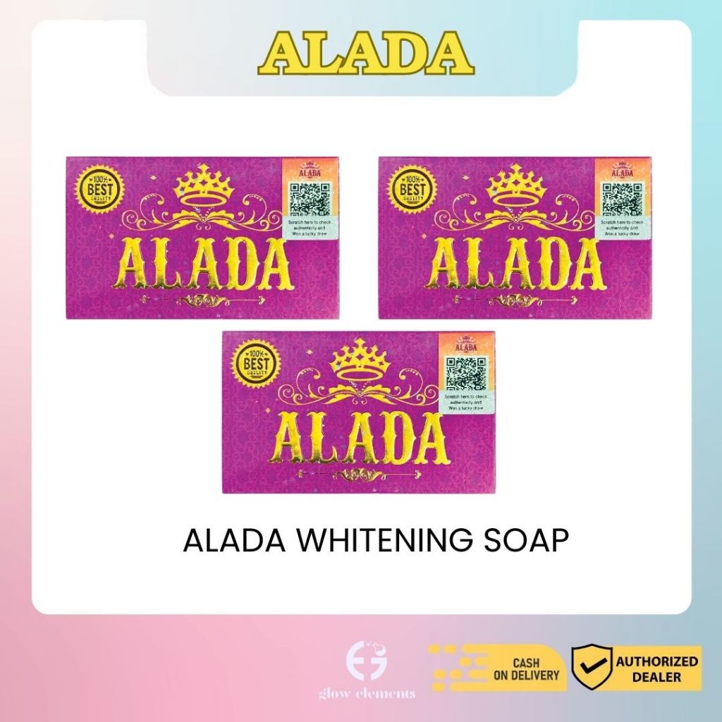 ALADA SOAP FROM THAILAND Instant Whitening Soap 𝟭𝟬𝟬% 𝗡𝗮𝘁𝘂𝗿𝗮𝗹 | Shopee ...