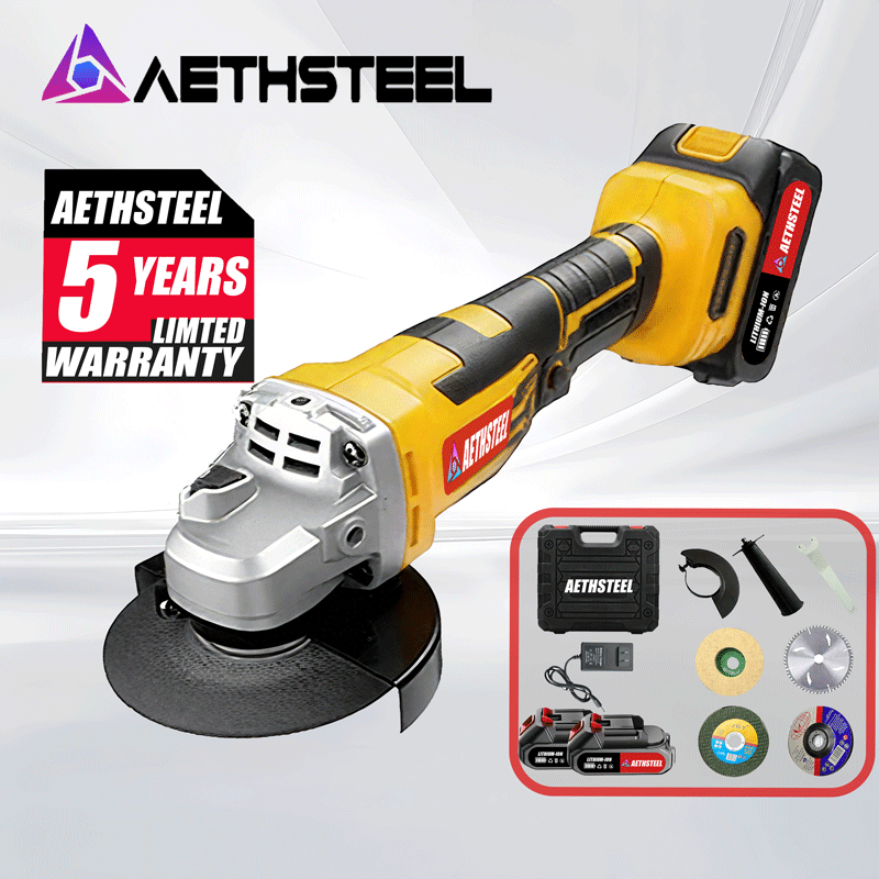 Portable Cordless Angle Grinder Brushless Rechargeable Portable Cut off ...
