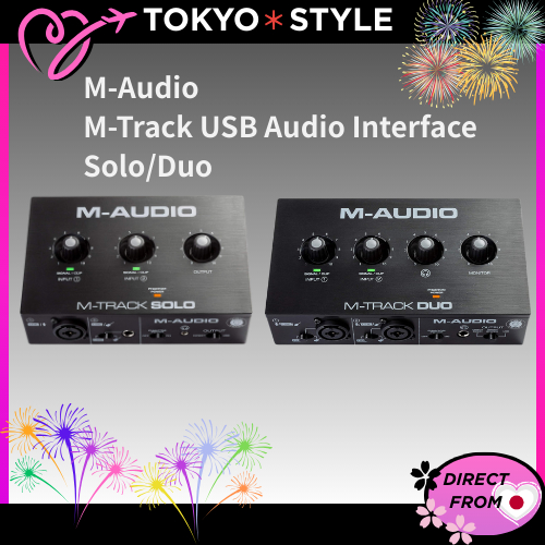 M-Audio M-Track USB Audio Interface Duo/Solo | 1 or 2 XLR Inputs for ...
