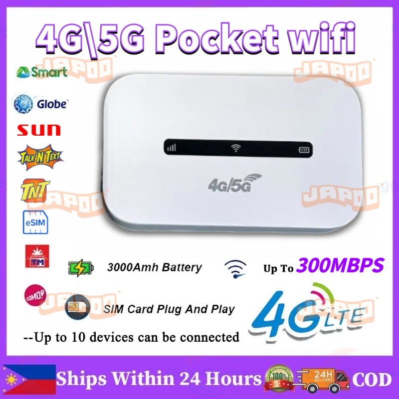 M6 4G/5G LTE Globe Pocket WiFi Openline Hotspot Router Modem Universal ...