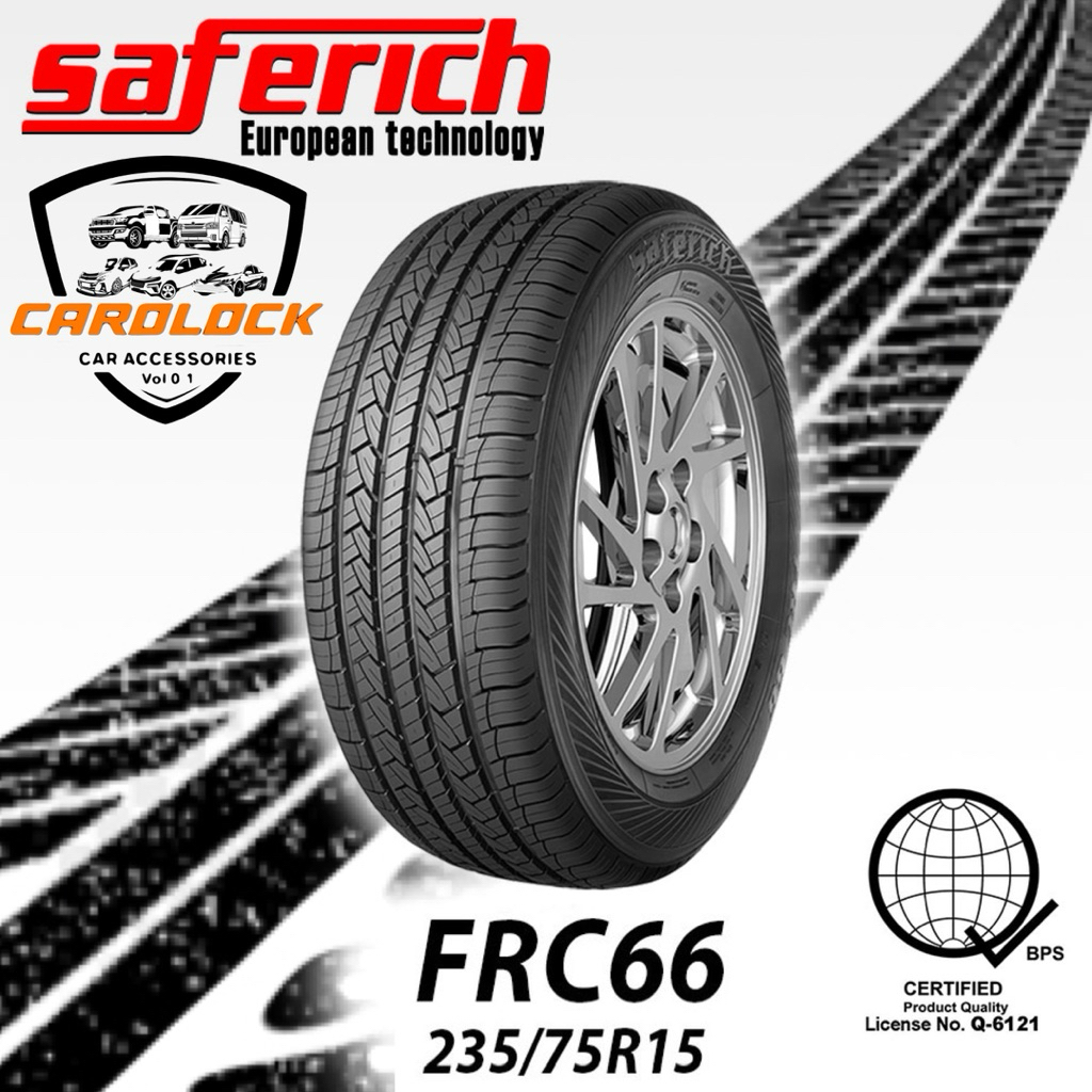 Saferich Tubeless Tire RIM 15 235/75R15 105S FRC66 | Shopee Philippines