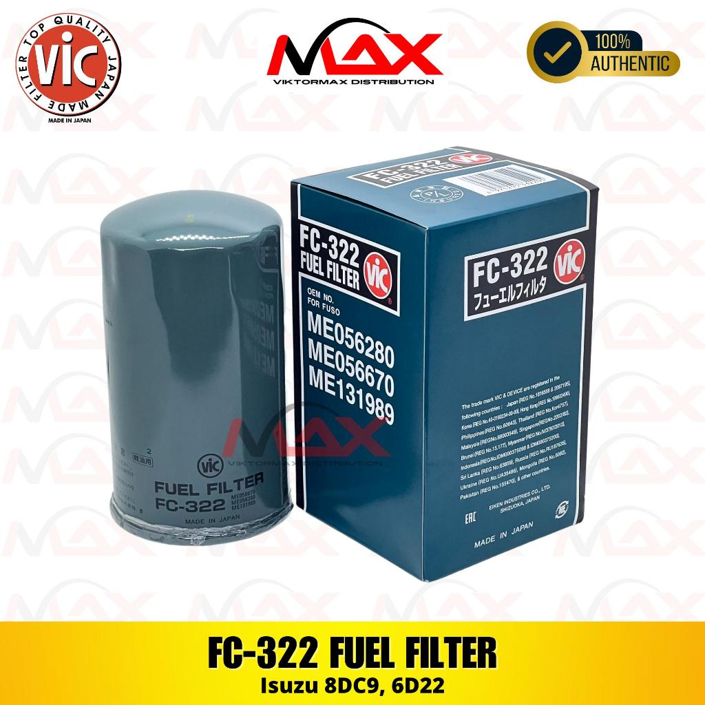 FC-322 Vic Fuel Filter For Isuzu 8DC9, 6D22 | Shopee Philippines