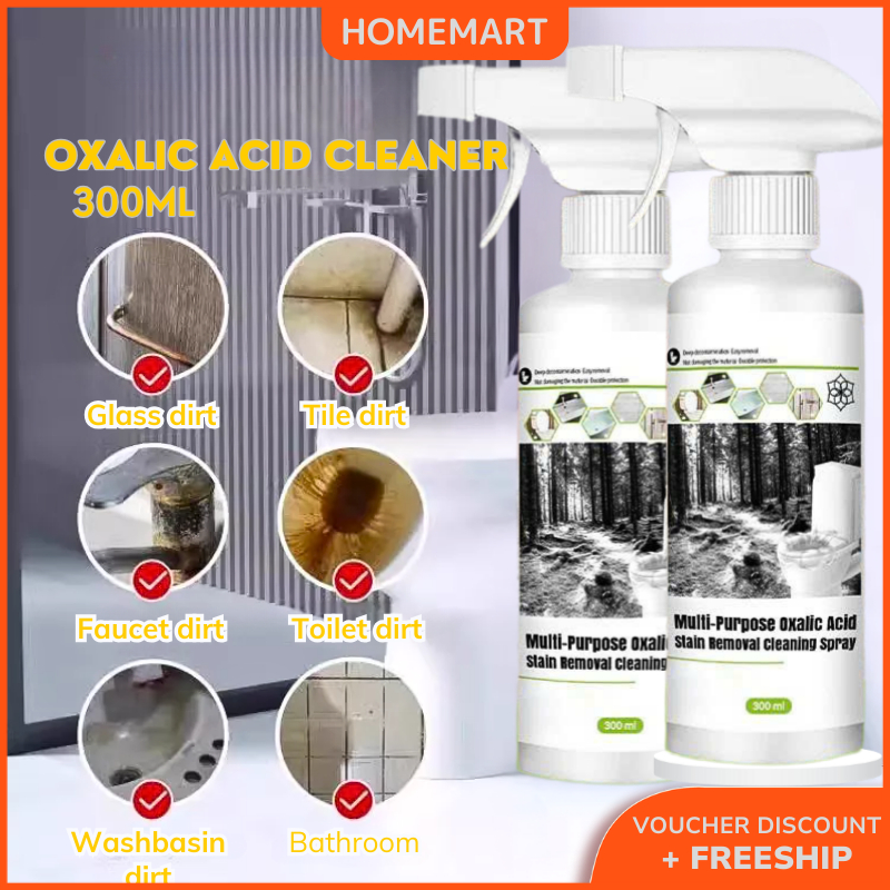 Multi-Purpose Oxalic Acid Cleaner Spray Stain Remover for Toilet Tiles ...