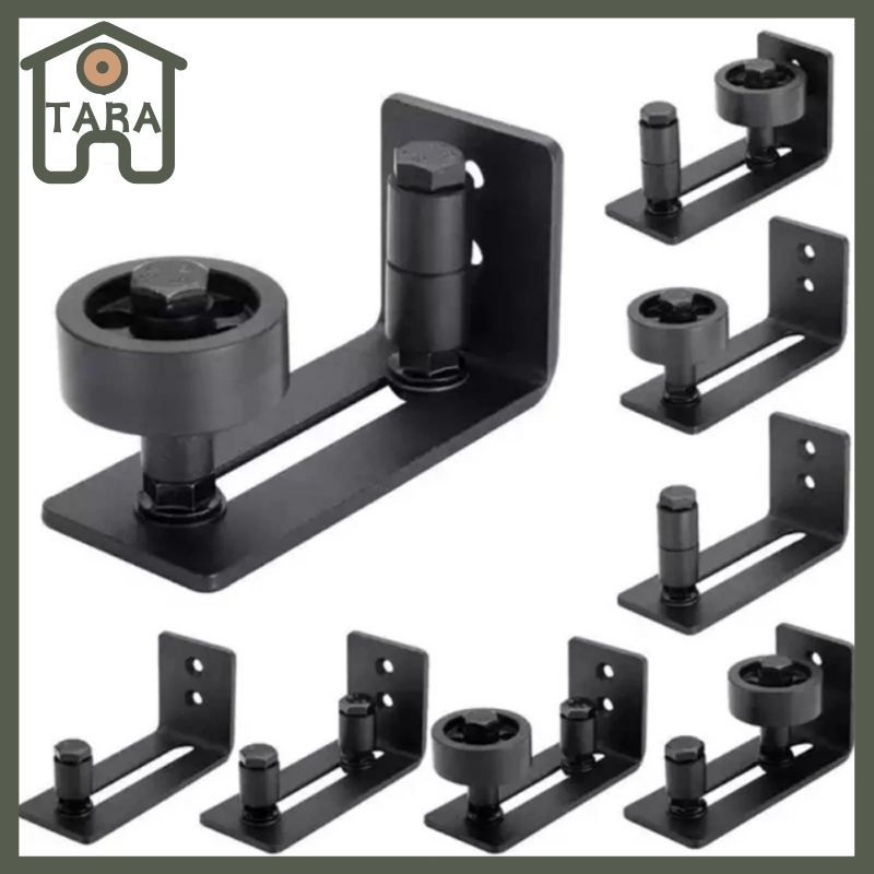 8 in 1 Adjustable Sliding Door Guide Channel Wall Mount Barn Door ...