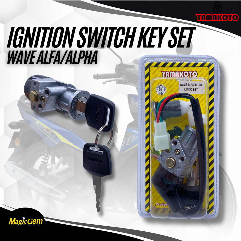MG YAMAKOTO HIGH QUALITY IGNITION SWICTH FOR HONDA WAVE ALFA/ALPHA ...
