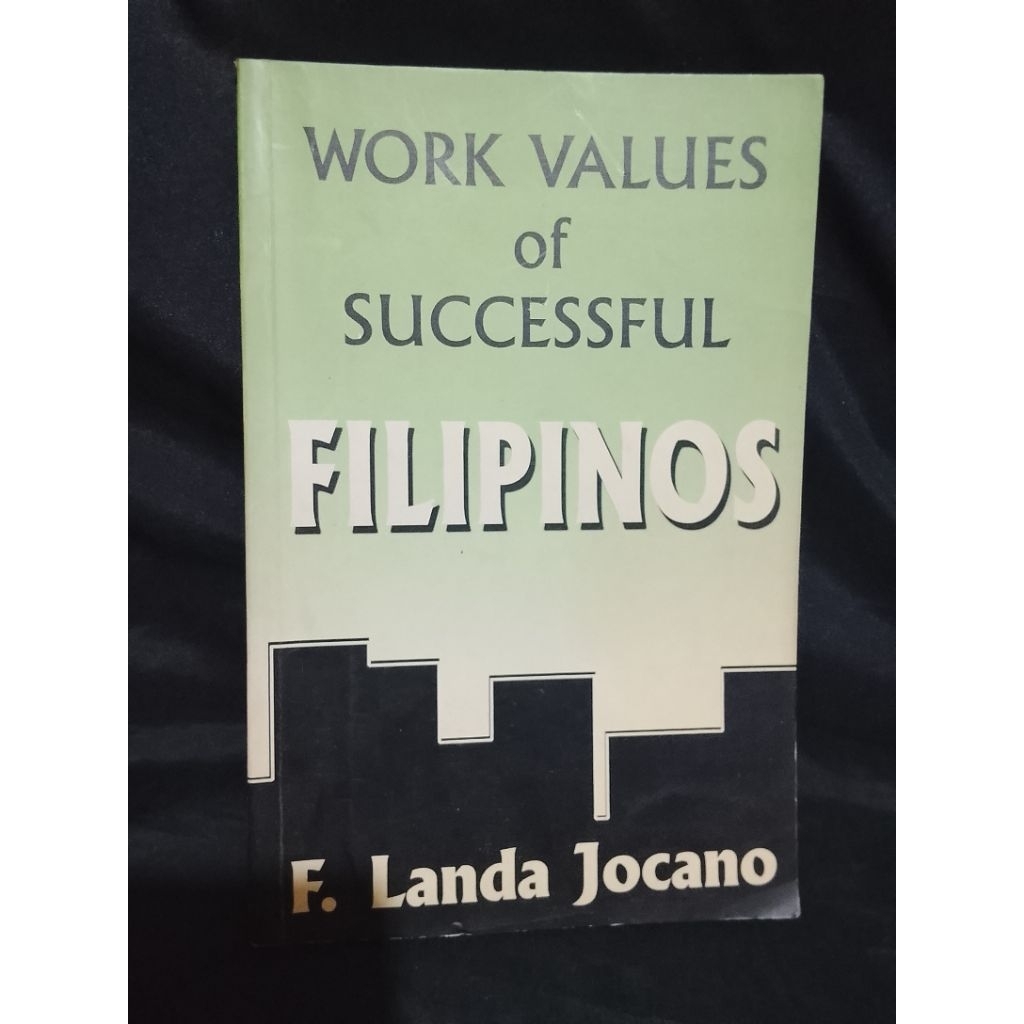 WORK VALUES OF SUCCESSFUL FILIPINOS F. LANDA JOCANO | Shopee Philippines
