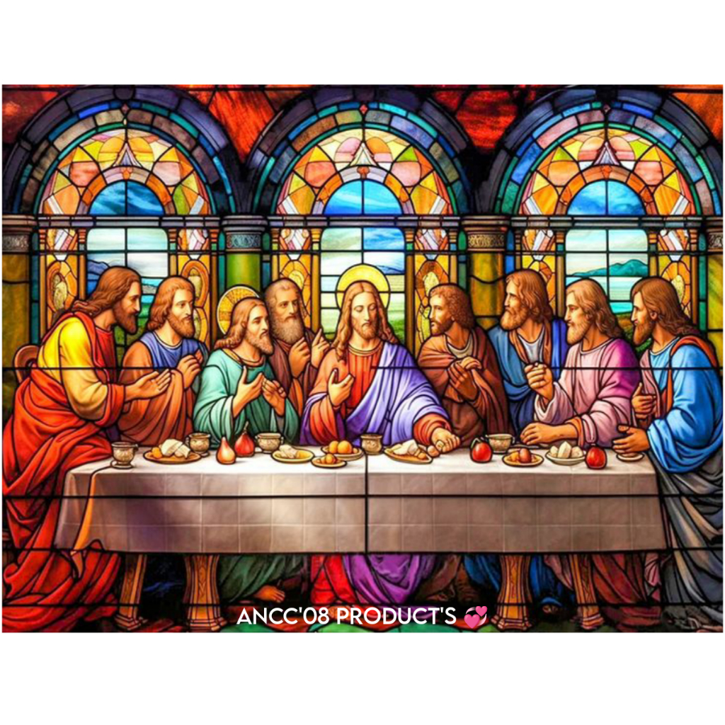 Last supper Image Scriptures in the bible wall decor designs | Shopee ...