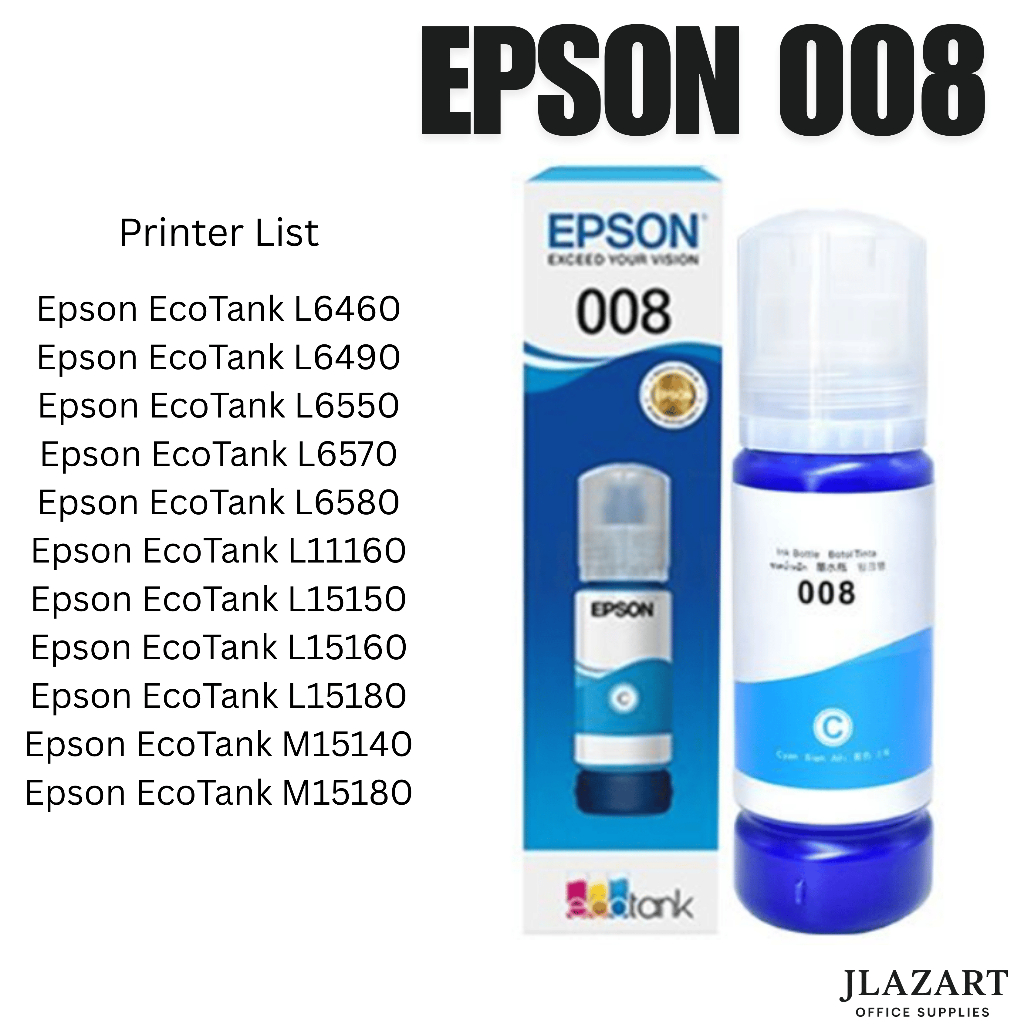 Epson ink 008 high-quality EcoTank printers L15150 and L6550 model ...