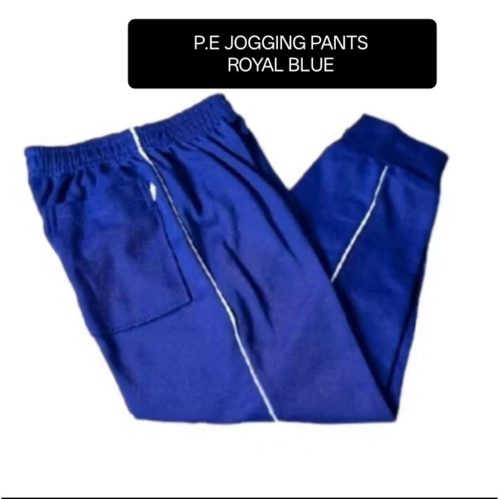 PE Jogging Pants Royal Blue - School PE Uniform for Boys Girls Kids ...