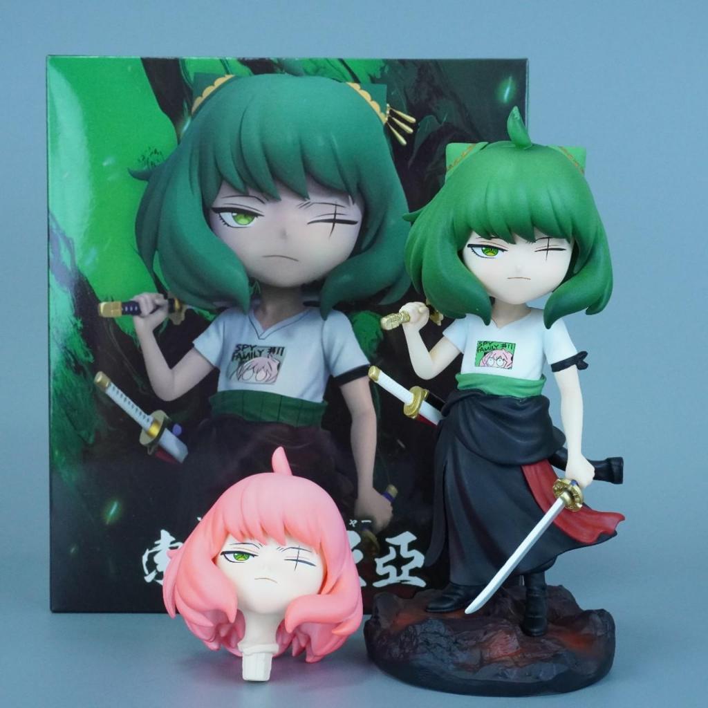 Hey Anime Spy x Family x One Piece Character Anya & Zoro Cosplay ...