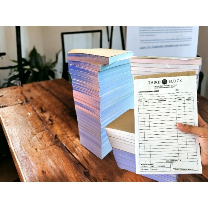 CUSTOMIZED FORM, SLIPS, RECEIPT 4x5 Carbonized | Shopee Philippines