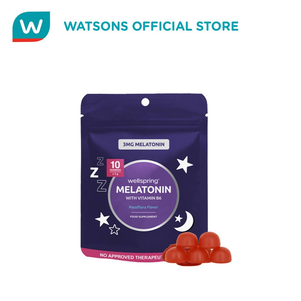 WELLSPRING Melatonin 3Mg Gummies X 10 | Shopee Philippines