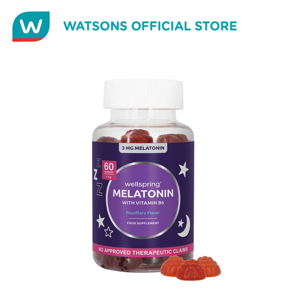 WELLSPRING Melatonin 3Mg Gummies X 60 | Shopee Philippines