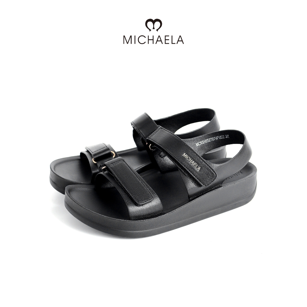 MICHAELA Stylish Velcro Slingback Sandals 4CM Casual Anti-Slip for ...