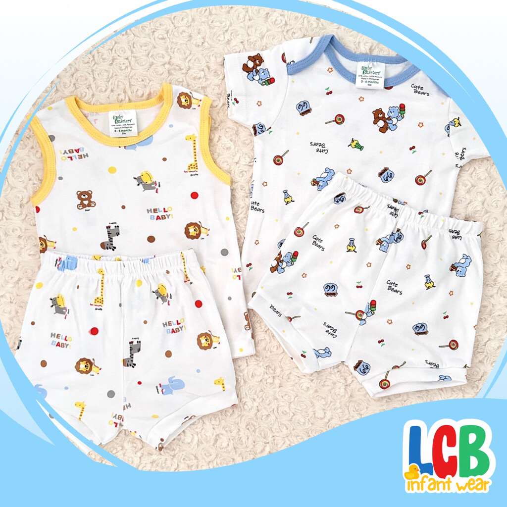 Small Wonders / Baby Starters Terno For Baby Terno Tshirt Short Terno ...