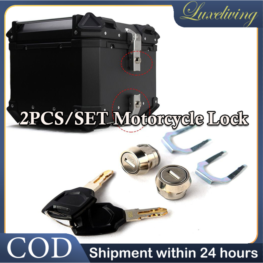 2PCS/SET Motorcycle Lock Cylinder Core Universal Upper and lower lock ...