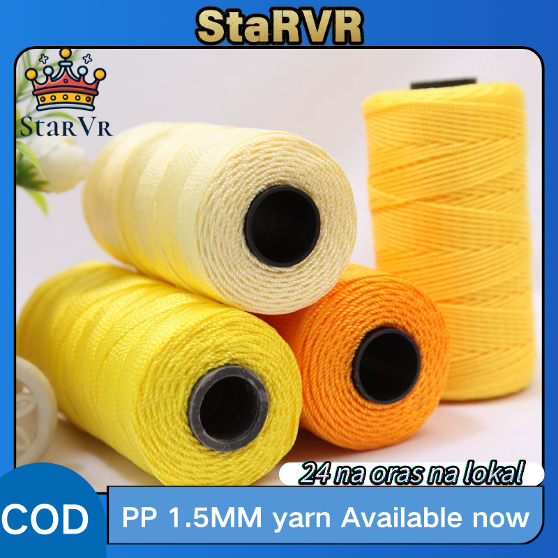 PP Yarn 1.5mm Polypropylene Nylon Bag Yarn Rope 120g 3plyYarn Rope ...