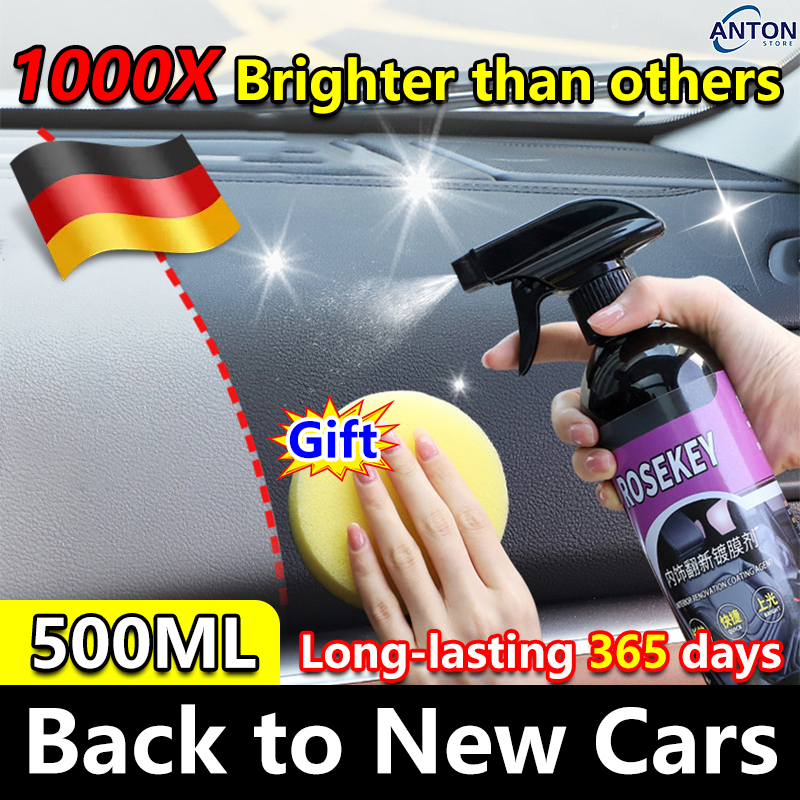 Car Plastic Restorer 500ml Car Interior Cleaner Back To Black Plastic ...