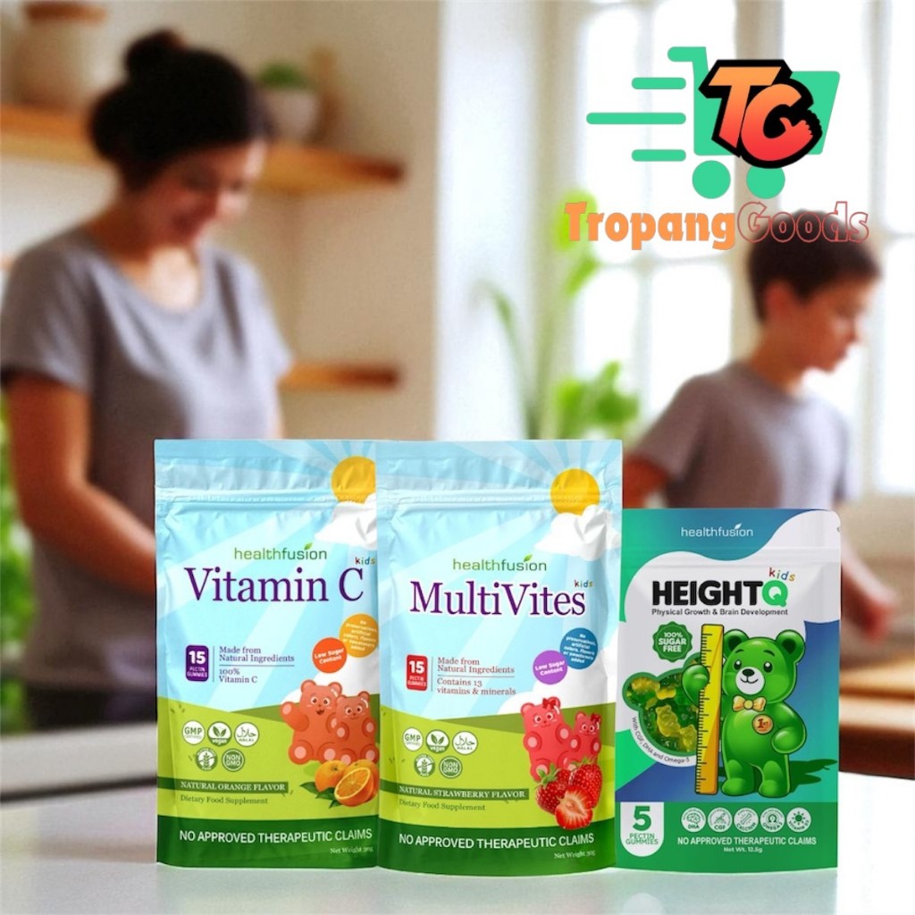 Health Fusion Kids Gummies Pouch – HeightQ / Vitamin C / Multivites ...