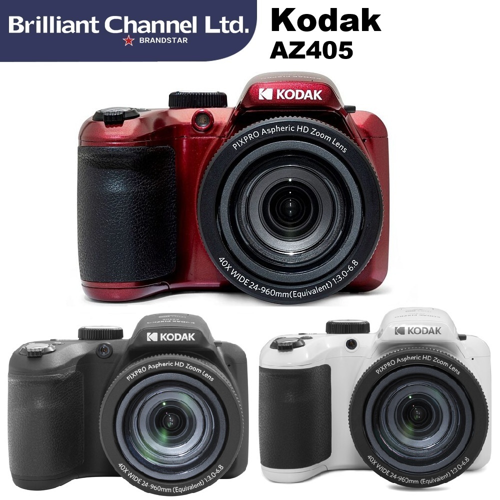KODAK PIXPRO AZ405 20MP 40x Zoom 720p HD Compact Digital Camera with ...