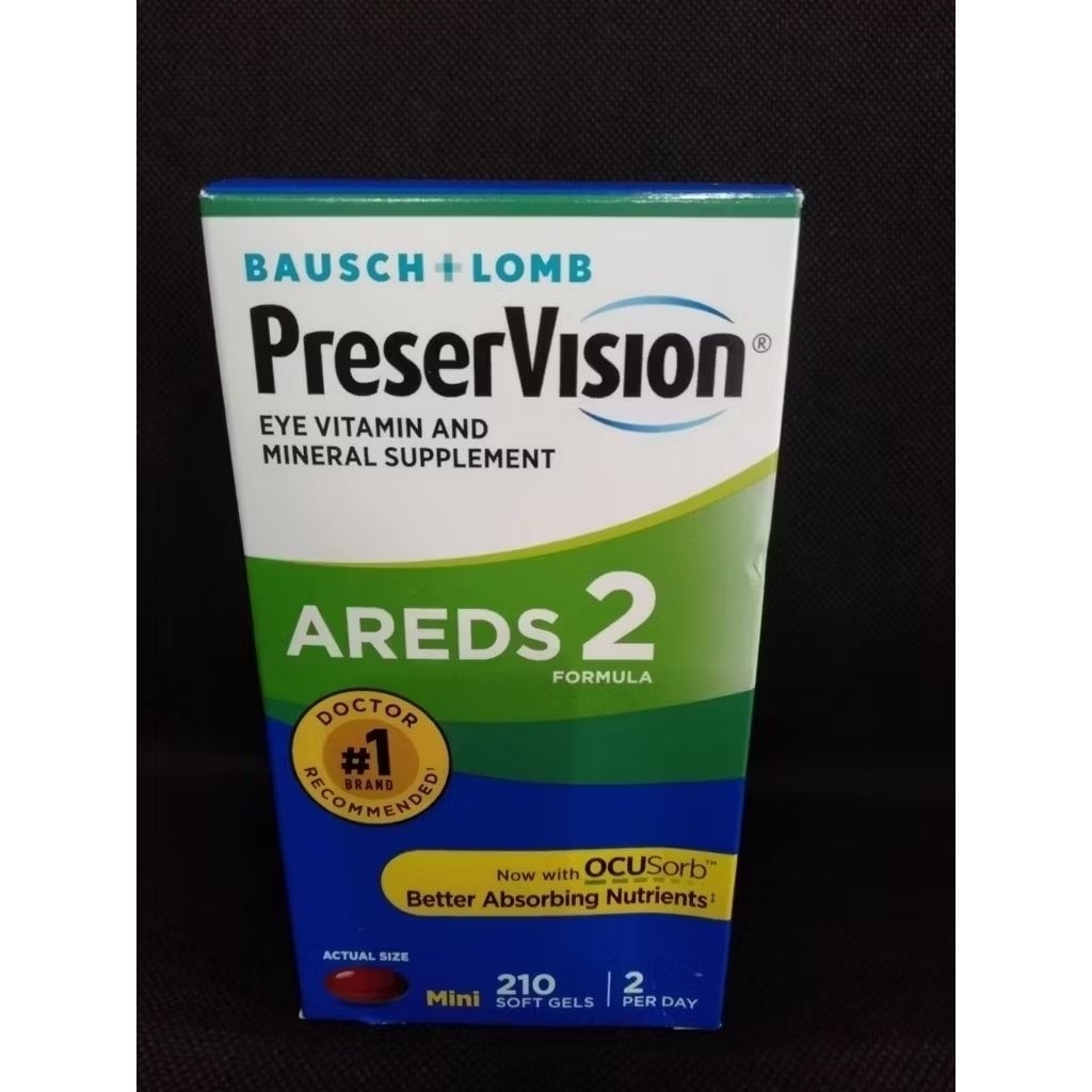 210 Softgels PRESERVISION AREDS 2 Eye Vitamin | Shopee Philippines