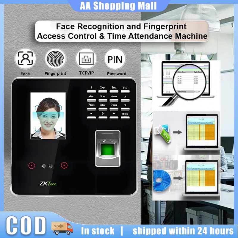 Fingerprint Attendance Machine Biometrics Face Time Attendance Machine ...