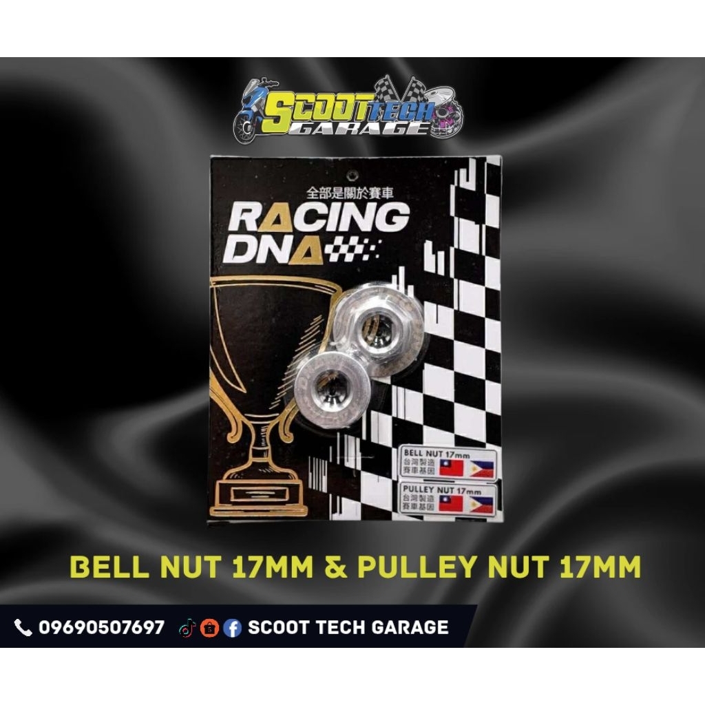 RACING DNA | BELL NUT 17MM & PULLEY NUT 17MM | Shopee Philippines