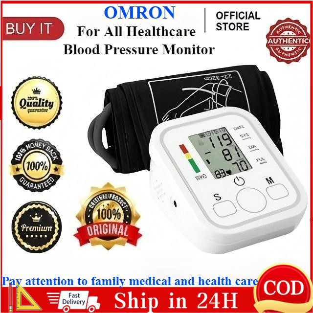 Electronic Blood Pressure Monitor Arm Type Blood Pressure Monitor LCD ...