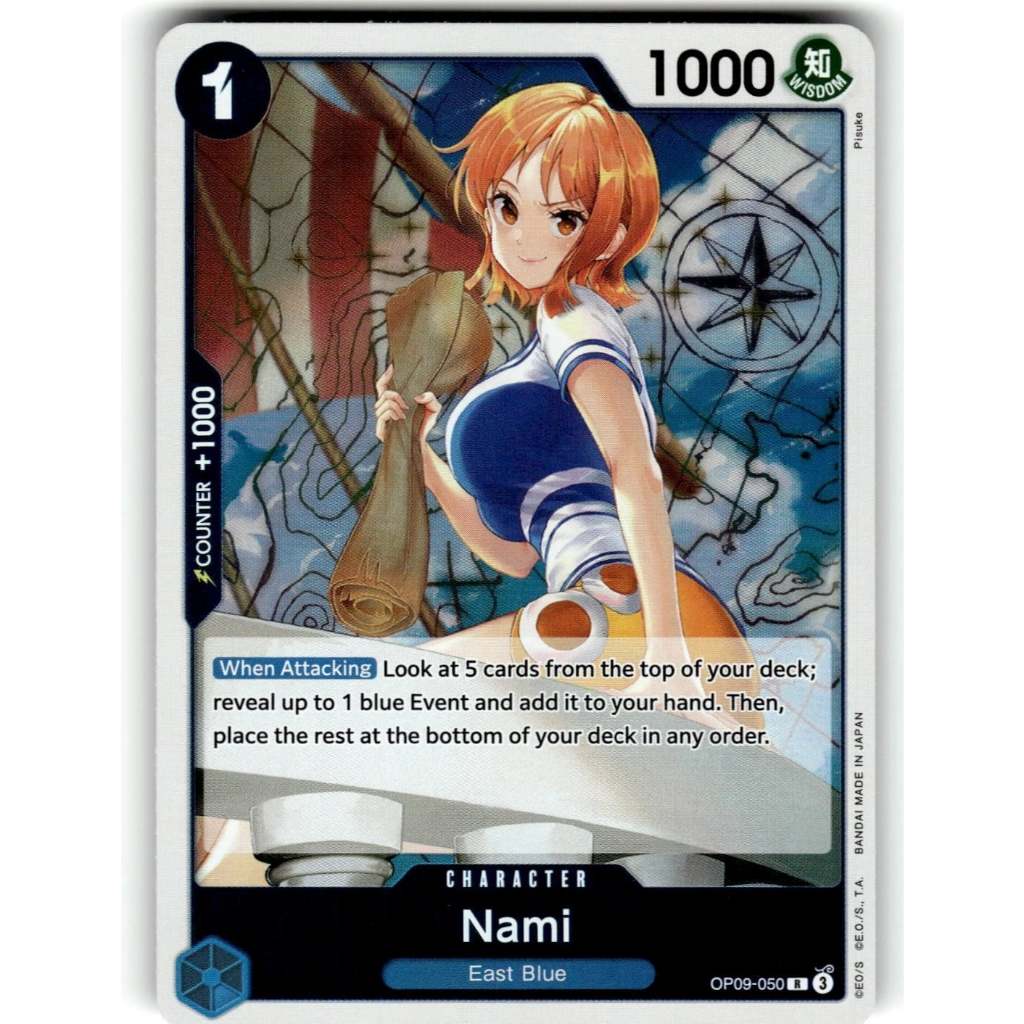 Nami OP09-050 R One Piece Card Game English | Shopee Philippines