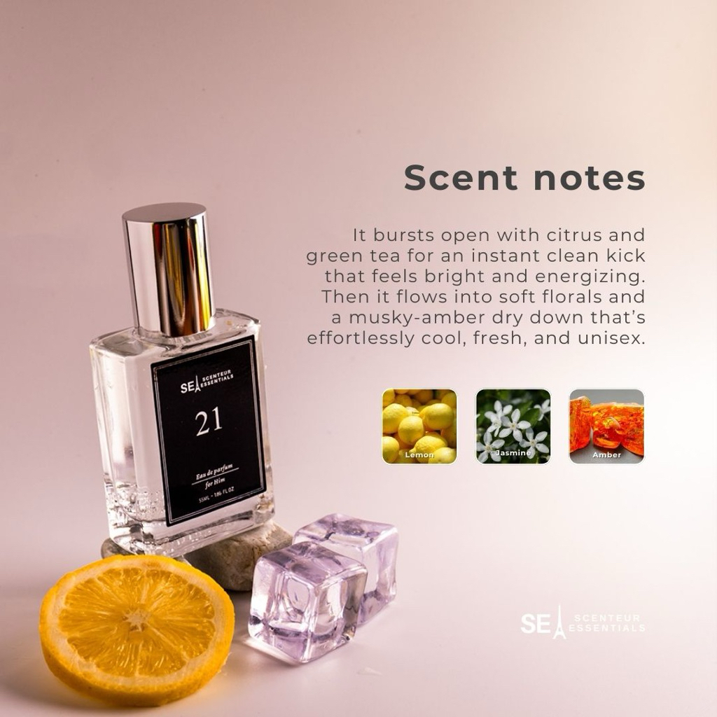 Scent 21 Scenteur Essentials Perfume for Men Premium Oil Concentrated ...