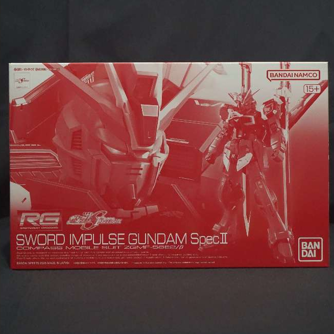 Bandai RG 1/144 Sword Impulse Gundam Spec II Compass Mobile Suit ZMF ...