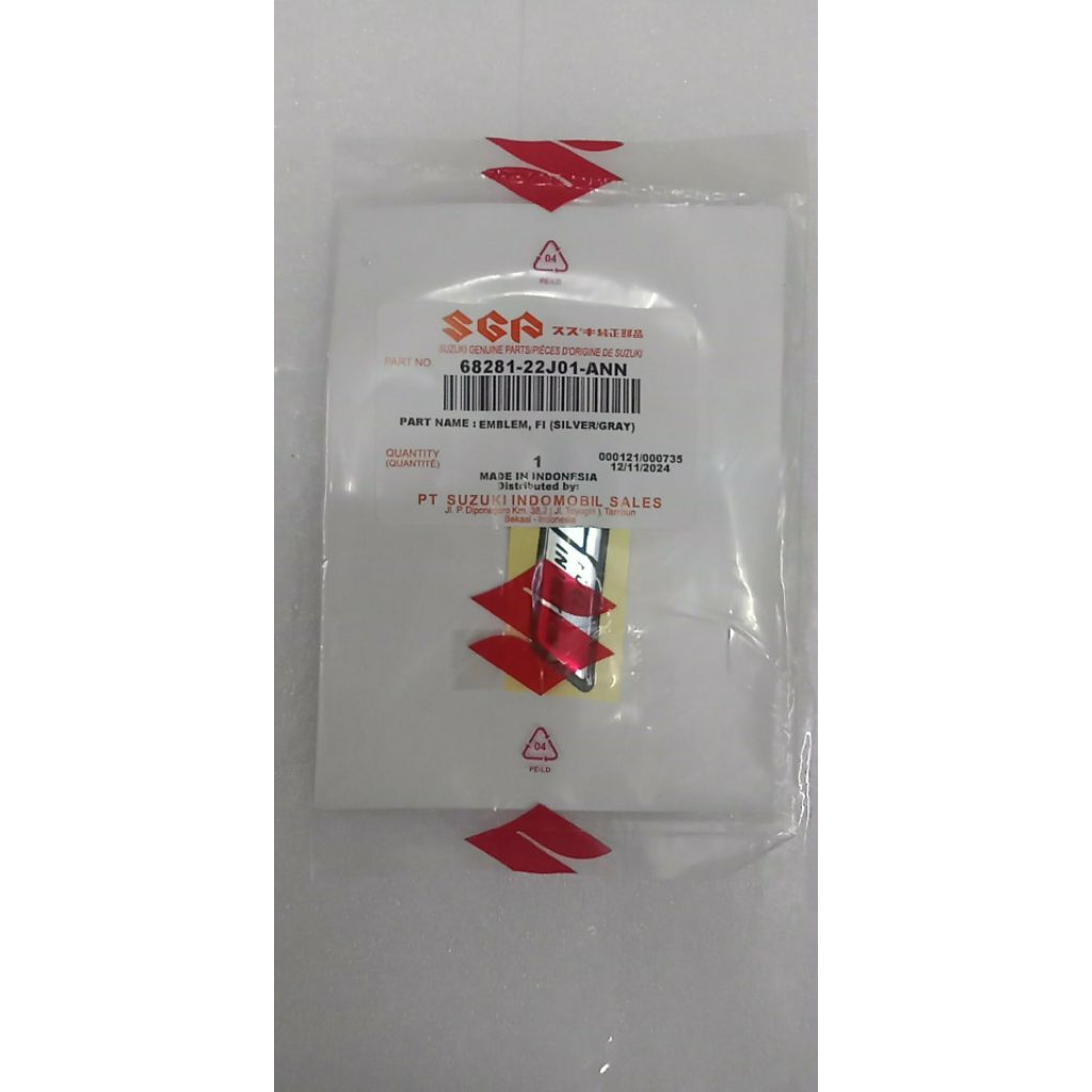 Suzuki Genuine FI Logo Raider 150 FI / raider 150 Original | Shopee ...