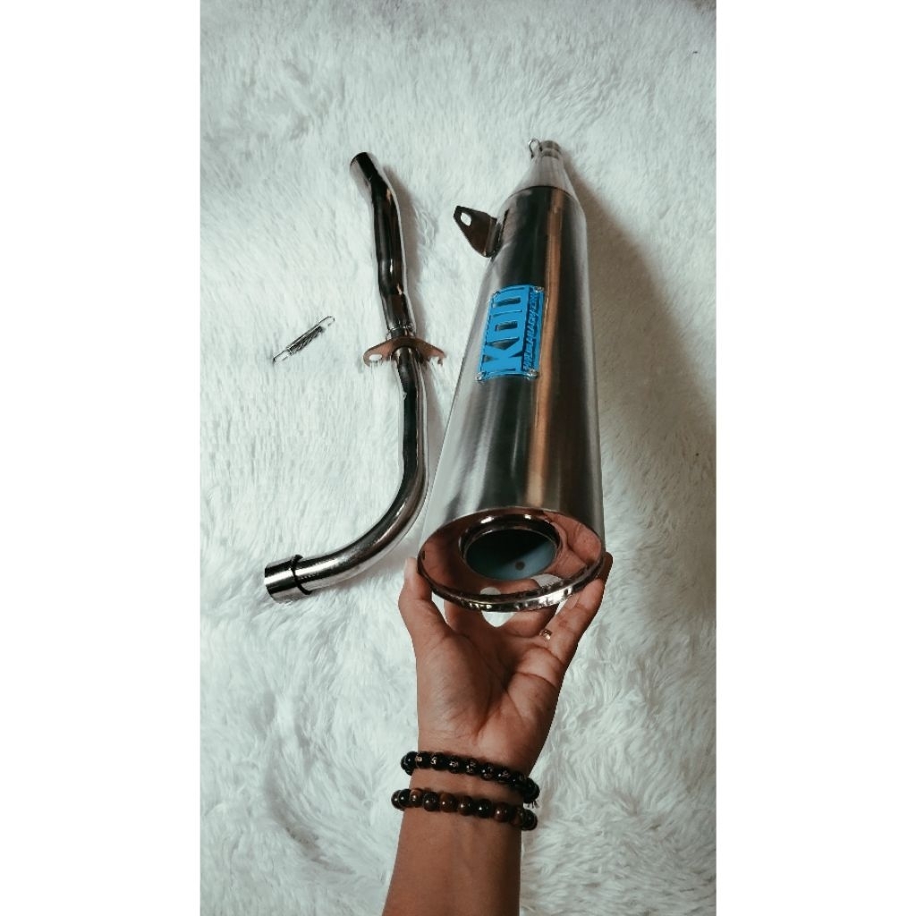 KOU Power Pipe for Wave 100/110 Full Set 51mm | Shopee Philippines