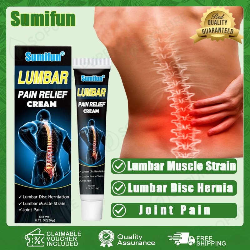 Sumifun Lumbar Pain Relief Cream Arthritis Ointment Muscle Strain Cream ...
