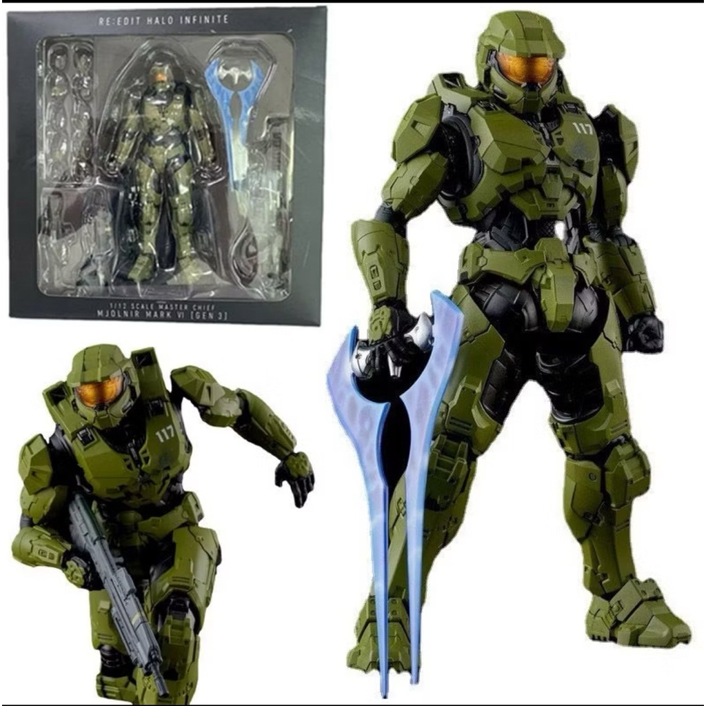 ACTION FIGURES HALO INFINITE 1/12 SCALE | Shopee Philippines
